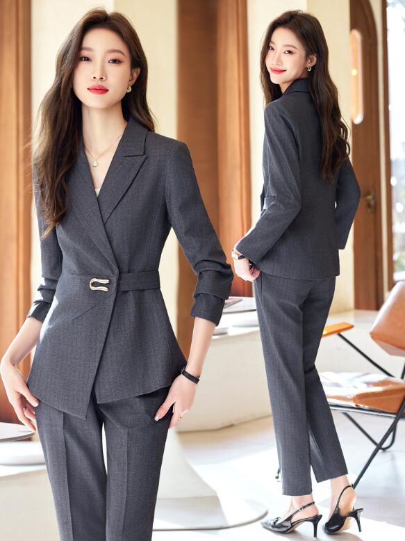 【楽天市場】2点セット 韓国風【ジャケット+スカート】【ジャケット+パンツ】自宅で洗える パンツスーツ 発表会 謝恩会 卒業式 入学式 春夏秋 ...