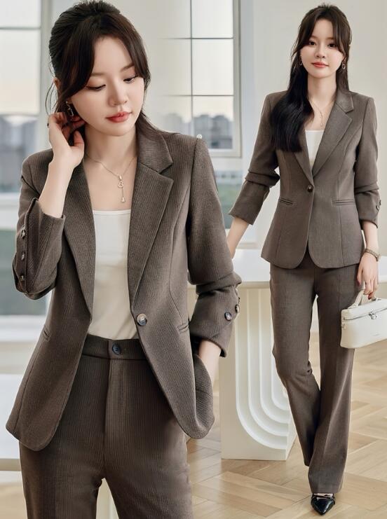 【楽天市場】2点セット 韓国風 カジュアルスーツ【ジャケット+ロングパンツ】【ジャケット+ショートパンツ】自宅で洗える パンツスーツ 発表会 ...