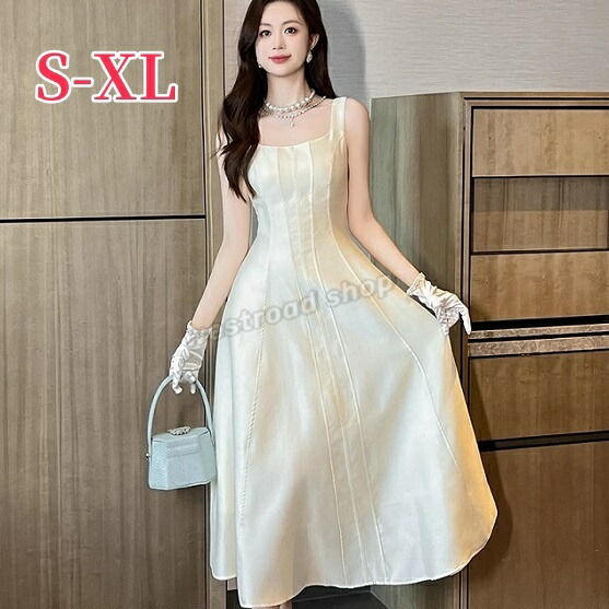 【楽天市場】レディース サスペンダードレス 夏 ドレス ロングワンピース ファッション スレンダー ファッション デート パーティー 演奏会 ...