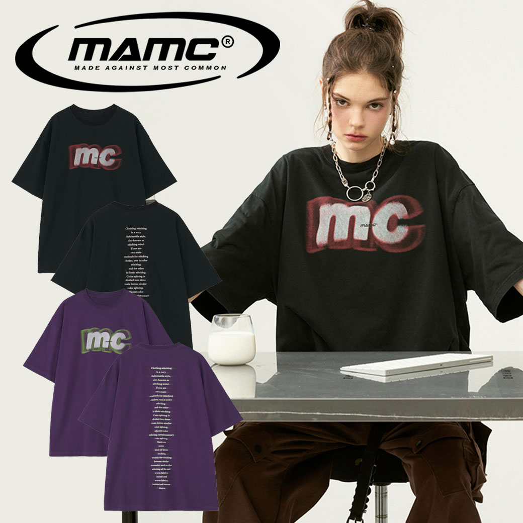 【楽天市場】MAMC エムエーエムシー Tシャツ Ghost Logo Tee(MC964) Tシャツ 半袖 オーバーサイズ 正規品 ビッグ ...
