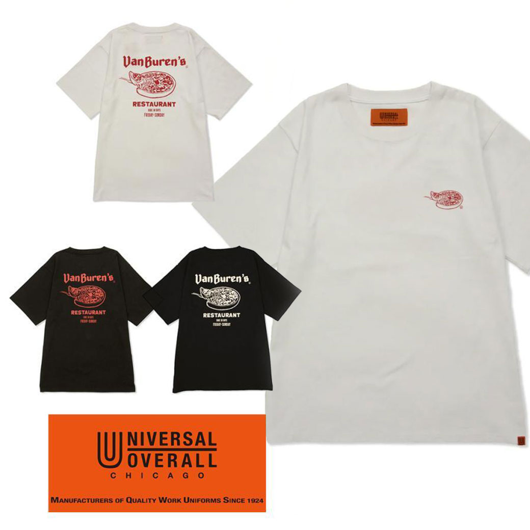 【楽天市場】ユニバーサルオーバーオール UNIVERSAL OVERALL RESTAURANT TEE U2323232-D 半袖 Tシャツ ...