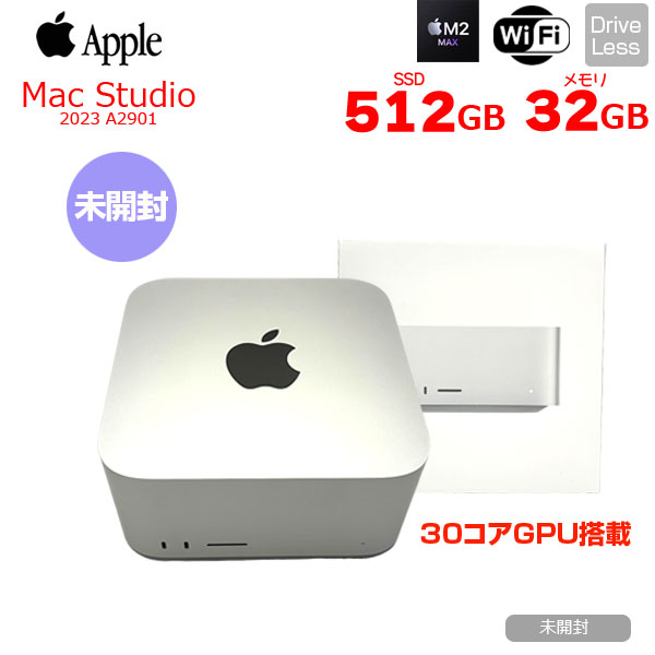 【楽天市場】【未開封品】Apple Mac Studio MQH73J/A A2901 M2 Max 2023 小型デスク [Apple M2 ...