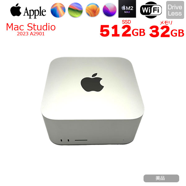 【楽天市場】Apple Mac Studio MQH73J/A A2901 M2 Max 2023 小型デスク [Apple M2 Max ...