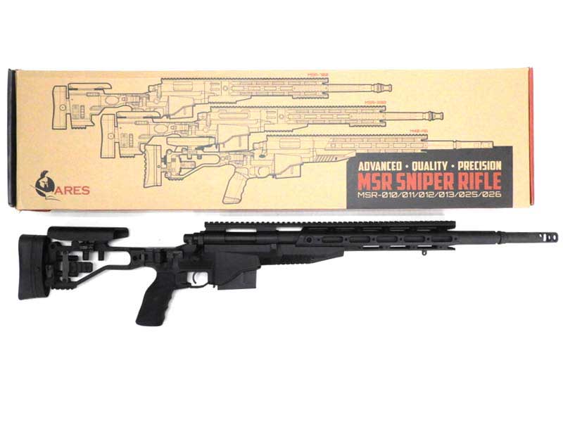 【楽天市場】【中古】[ARES] M40A6 エアコッキング スナイパーライフル ブラック MSR-025【ランクB・外箱 本体のみ】：エアガンドットジェーピー