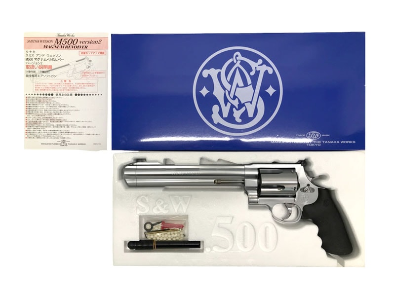 【楽天市場】【新品】[タナカワークス] S&W M500 8+3_8インチ ABS ステンレスモデル Ver.2 ガスリボルバー 24_09以降ロット《冬のボーナスの使い道に！》：エアガン ...