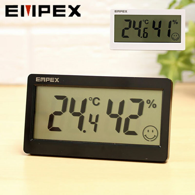 【楽天市場】EMPEX エンペックス 気象計 温湿度計 温度計 湿度計 気温 デジタル デジタル温湿度計 おうちルーム温湿度計 保育園 幼稚園 ...