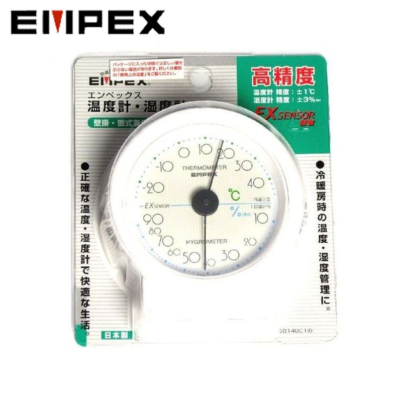 【楽天市場】エンペックス EMPEX 温度計 湿度計 気象計 温湿度計 TM-5501 セレステ温・湿度計 置き掛け兼用 壁掛け 置き型 卓上用 4961386550106：WHATNOT