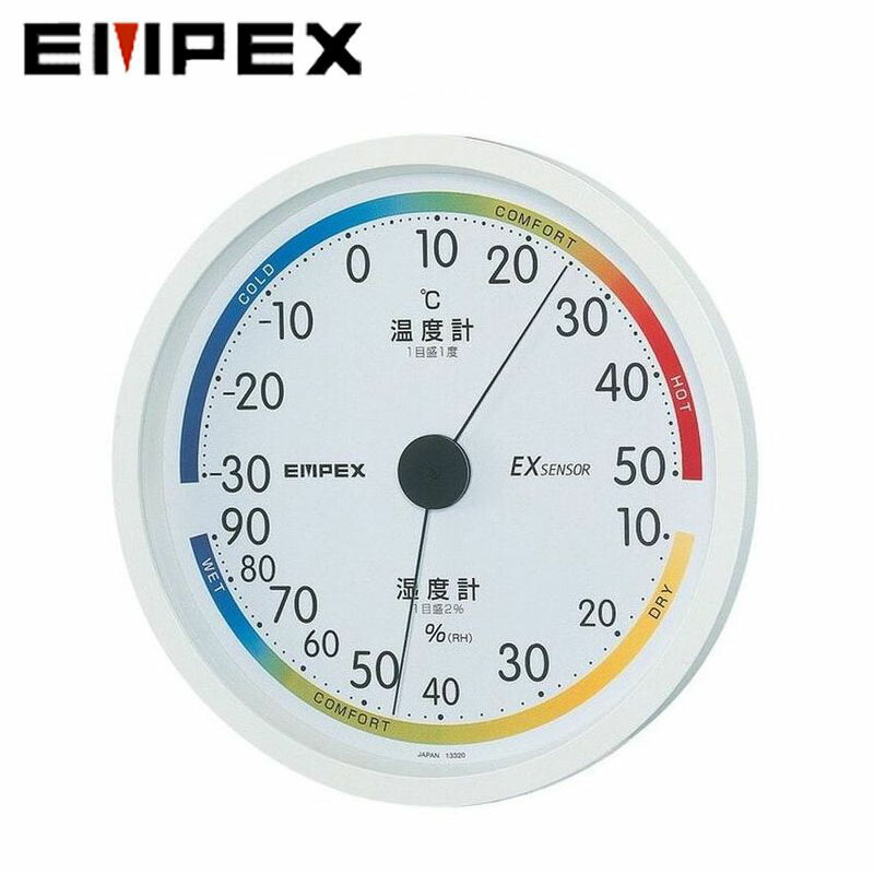 【楽天市場】エンペックス EMPEX 温度計 湿度計 気象計 温湿度計 TM-2331 エスパス温・湿度計 壁掛け 4961386233108：WHATNOT