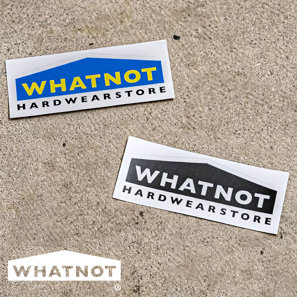 【楽天市場】ワットノット WHATNOT HARDWEAR STORE ORIGINAL STICKER ステッカー シール オリジナル ...