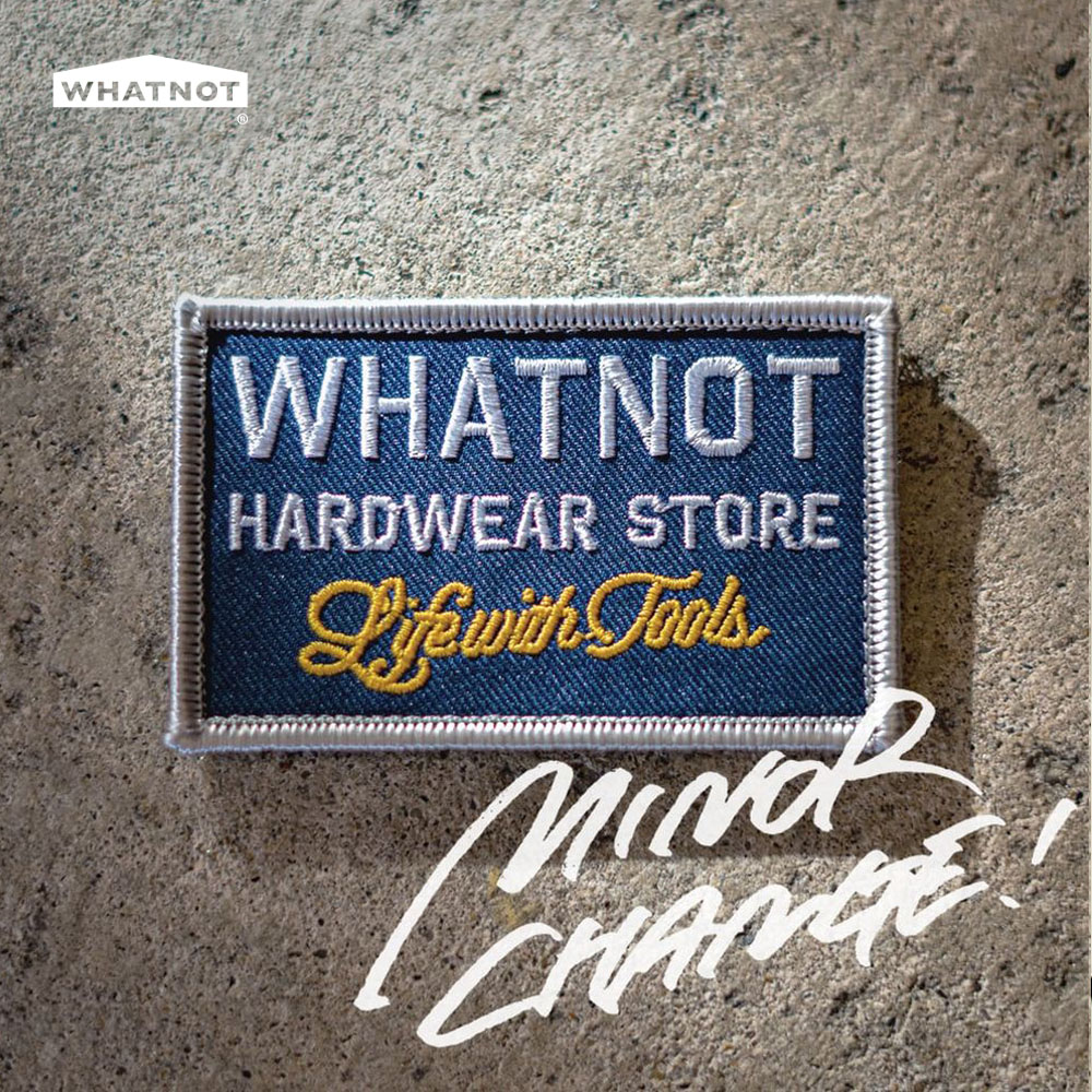 【楽天市場】ワットノット WHATNOT HARDWEAR STORE Original Cloth Emblem ワッペン オリジナル ...