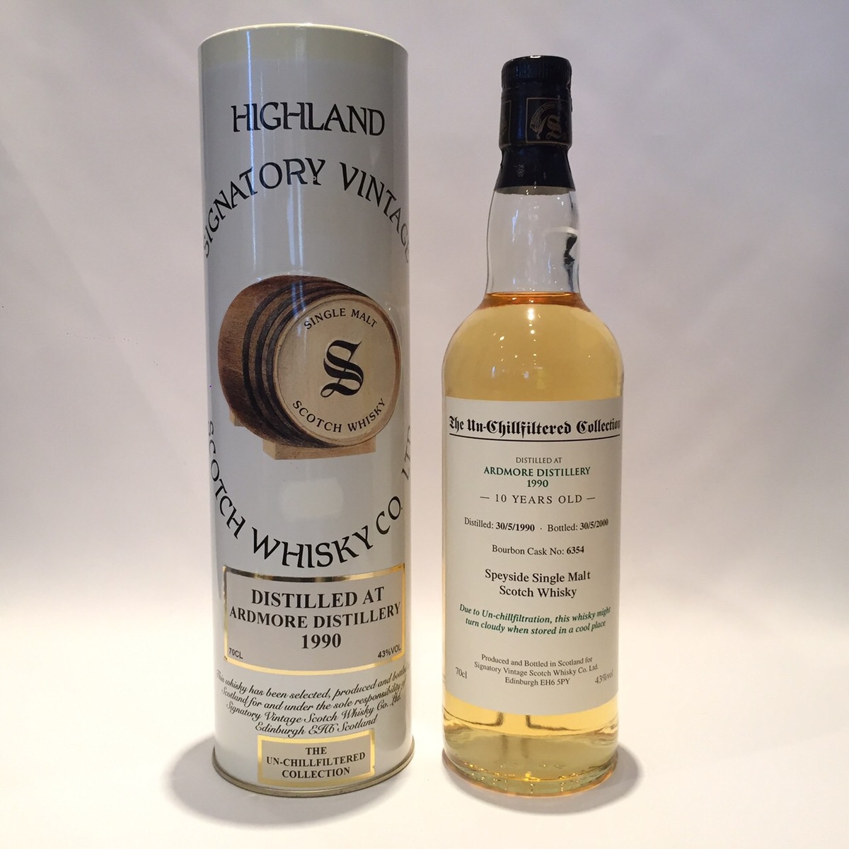 【楽天市場】アードモアArdmoreSignatory Vintage1990-200010 Years old43%/VOL ...