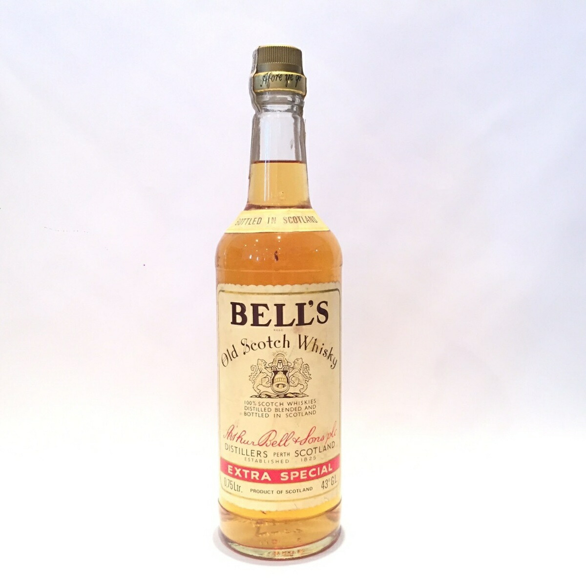 【楽天市場】ベルズ BELL'S Arthur Bell & Sons Ltd.Extra Special43°G.L. / 0.75 Ltr ...