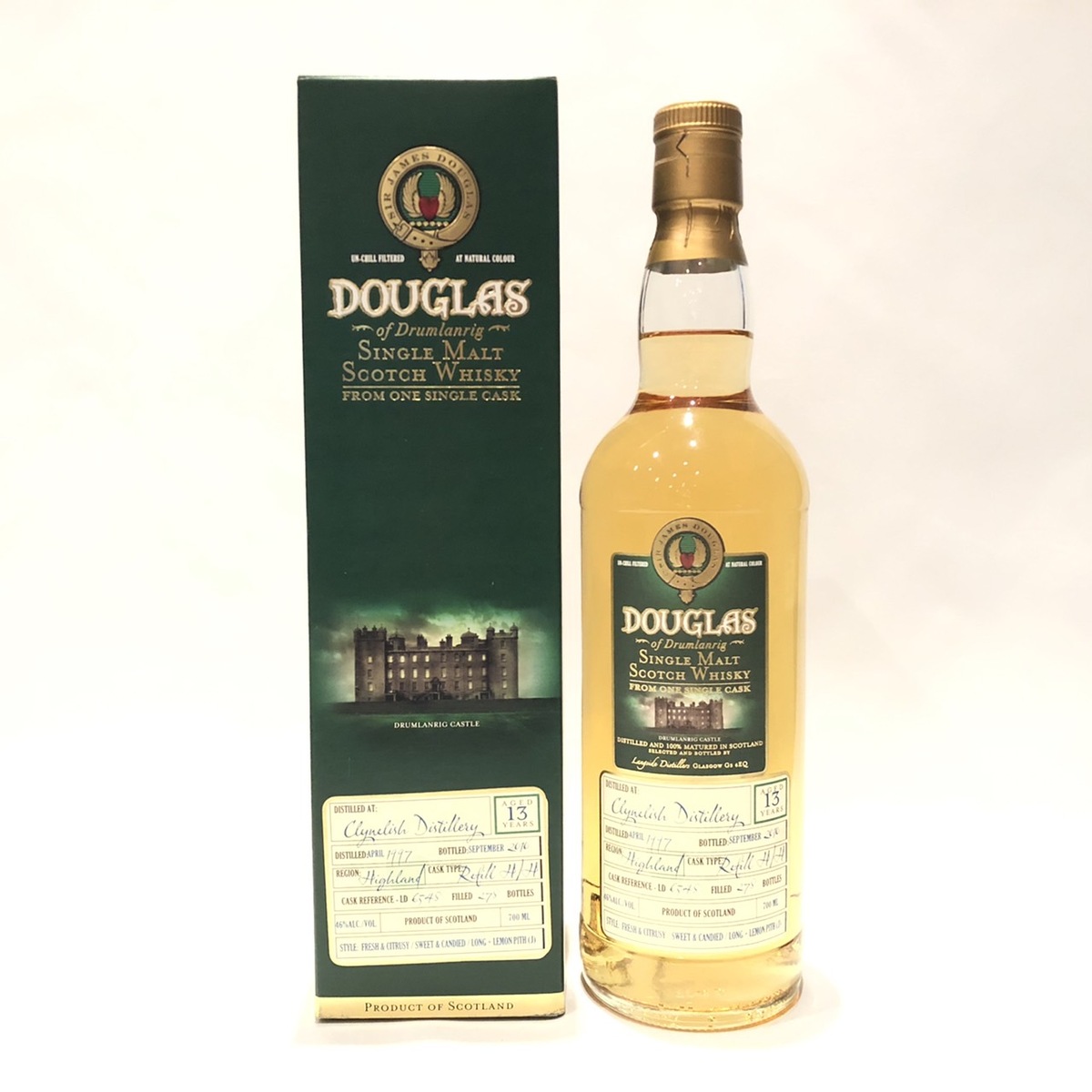 【楽天市場】クライヌリッシュ ダグラス オブ ドラムランリグ Clynelish Langside Distillers Douglas of ...