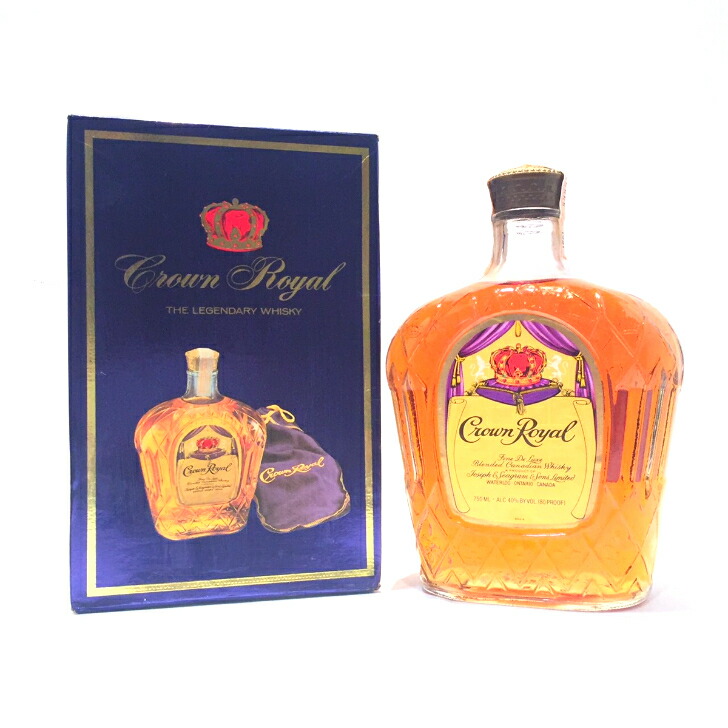 【楽天市場】【化粧箱・巾着入り】クラウン ロイヤル 1981Crown Royal 1981ALC.40% BY VOL (80 PROOF ...