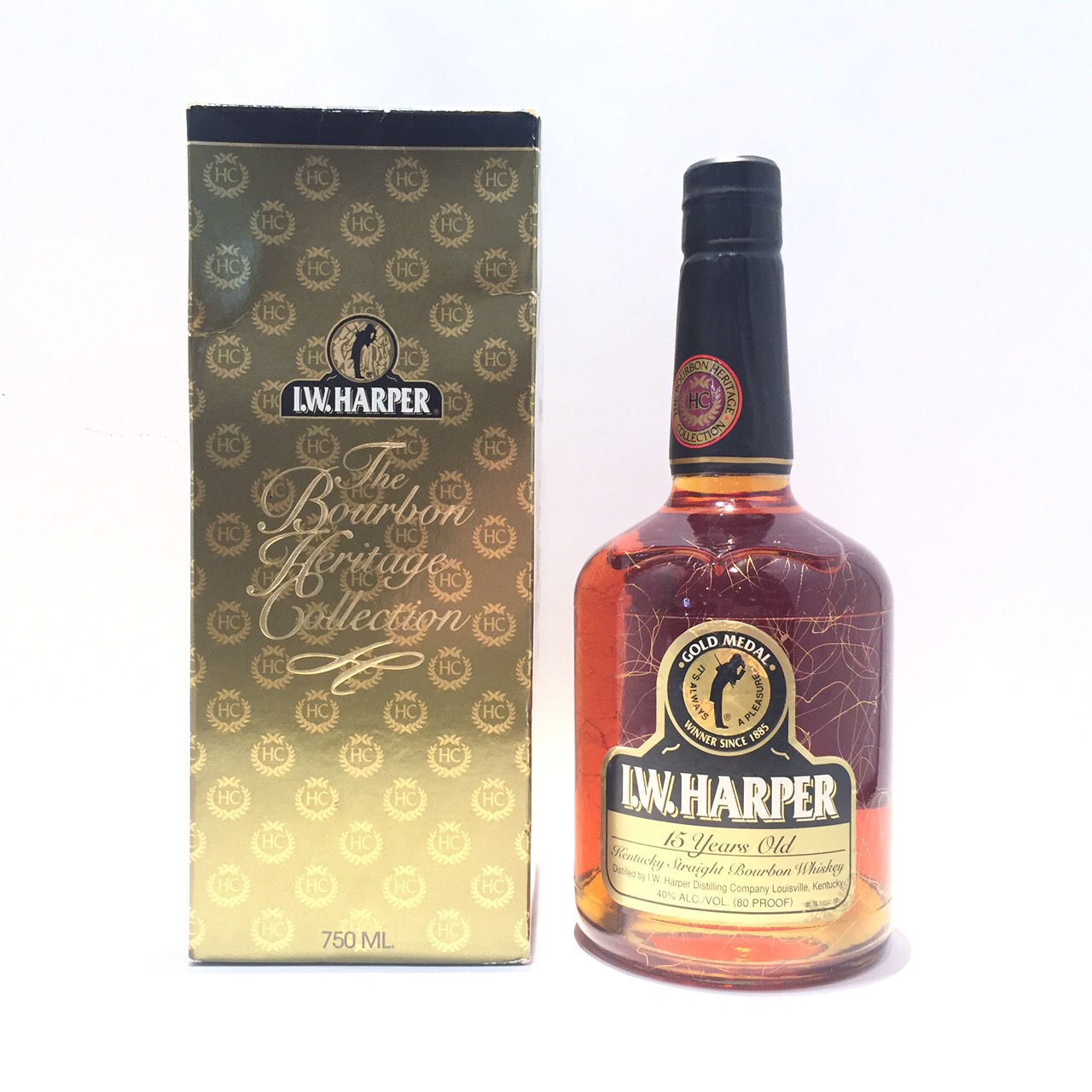 【楽天市場】I.W.ハーパーゴールドメダル 15年I.W.HARPERGOLD MEDAL 15 years Old40%ALC. / vol ...