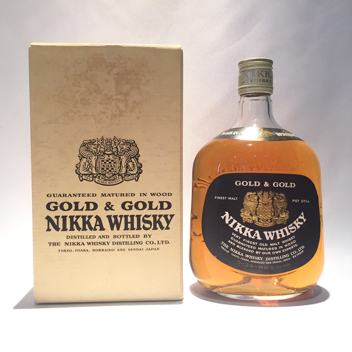 【楽天市場】特級ニッカゴールド＆ゴールドNIKKAGOLD＆GOLD43％ / 760ml：WHISKY SHOP