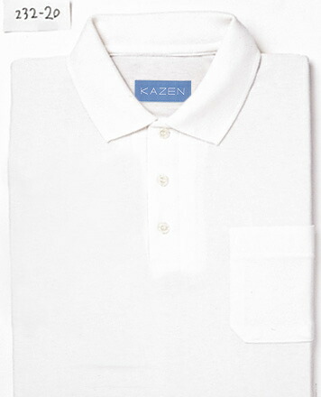 【楽天市場】KAZEN 237-20・21・22・23・24・28・29 介護 ポロシャツ 半袖 男女兼用：白衣のホワイトロード