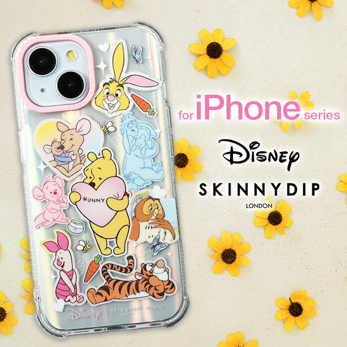 【楽天市場】iPhone16 ケース ディズニー プーさん ピグレット かわいい SKINNYDIP クリア ラメ キラキラ 耐衝撃 耐衝撃ケース iPhone 16 アイフォン16 ...