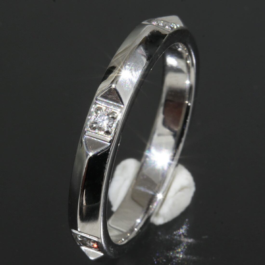 【楽天市場】ティファニー トゥルーバンド リング ダイヤ5P 6.5号 PT950 4.3g E1515 | Tiffany & Co. ダイヤモンド レディース指輪 レディース指輪 ...