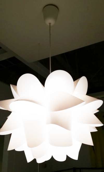 【楽天市場】あす楽★5の倍数日は楽天カードエントリーで5倍/【IKEA】イケア通販【knappa】ペンダントランプ：WhiteLeaf ホワイトリーフ