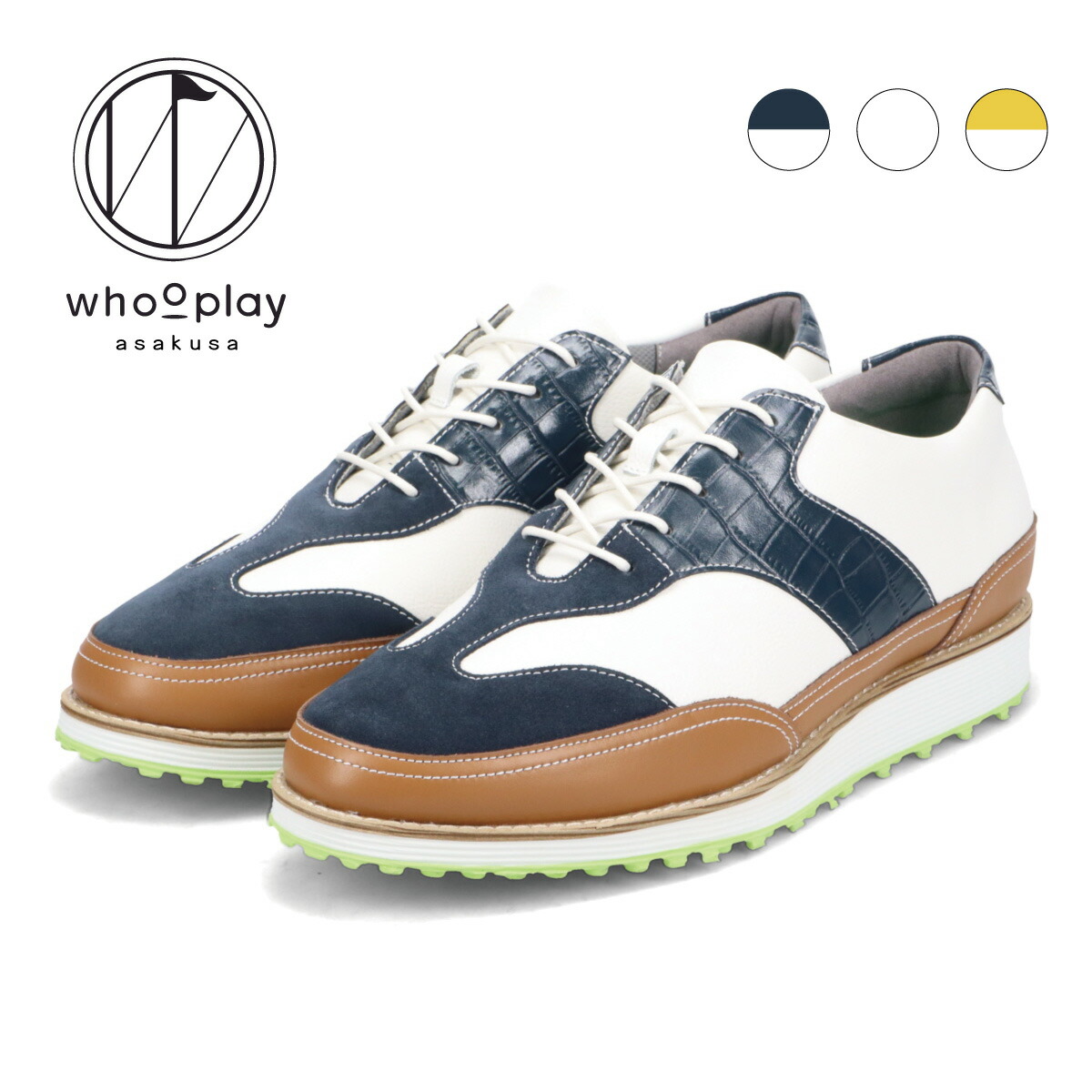 【楽天市場】スーパーSALE限定【15％OFFクーポン配布中】Robertson ロバートソン ゴルフシューズ 牛革 VIBRAMソール ...