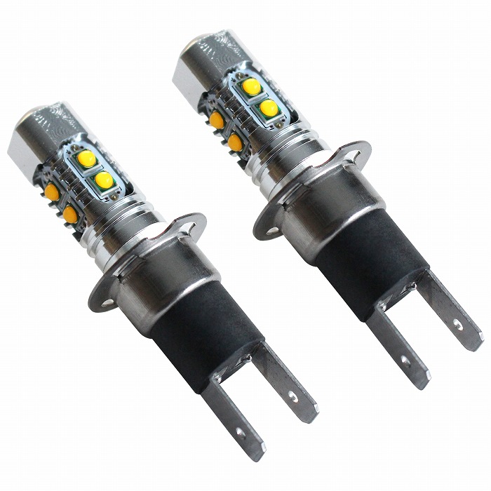 【楽天市場】ハイブリッド車対応 12V/24V CREE XB-D 50W H3C H3D ショート LEDバルブ 2球セット ホワイト ...