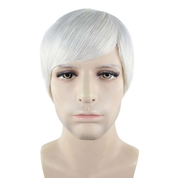 【楽天市場】【即納】 Wigs2you H-2254 ショート メンズ ホワイト 白 パーティウィッグ 仮装 コスプレ ハロウィン アフロ ...