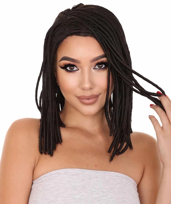 【楽天市場】【Wigs2you】【即納】H-1955 ドレッド ブラック 黒 パーティウィッグ 仮装 コスプレ ハロウィン ドレッド 業界激震 ...