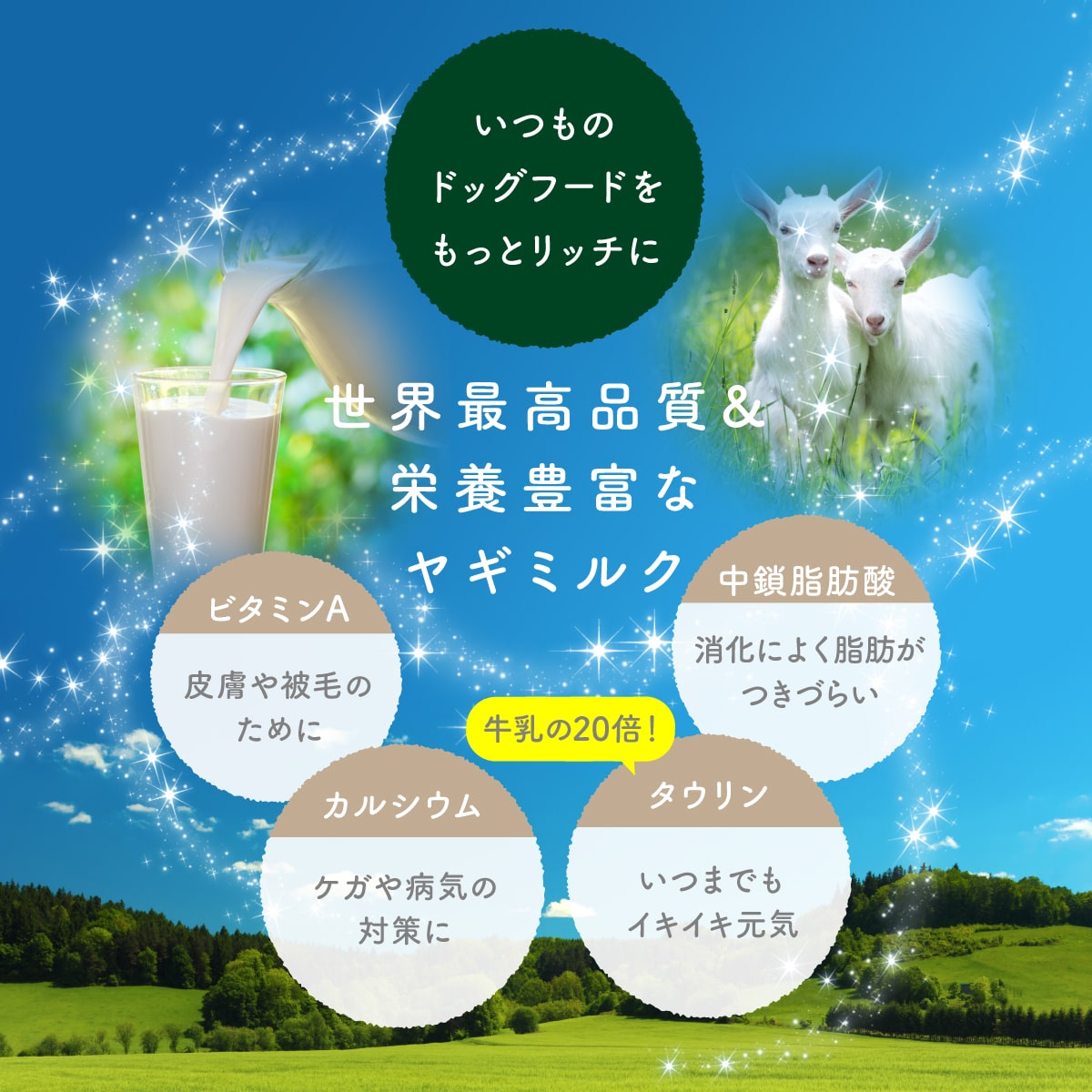 【楽天市場】【wancom】tasty!天使のヤギミルク 1kg(500g×2)《正規品》| ヤギミルク やぎミルク ペット ペットフード ドッグフード ドックフード キャットフード 犬 猫 ...