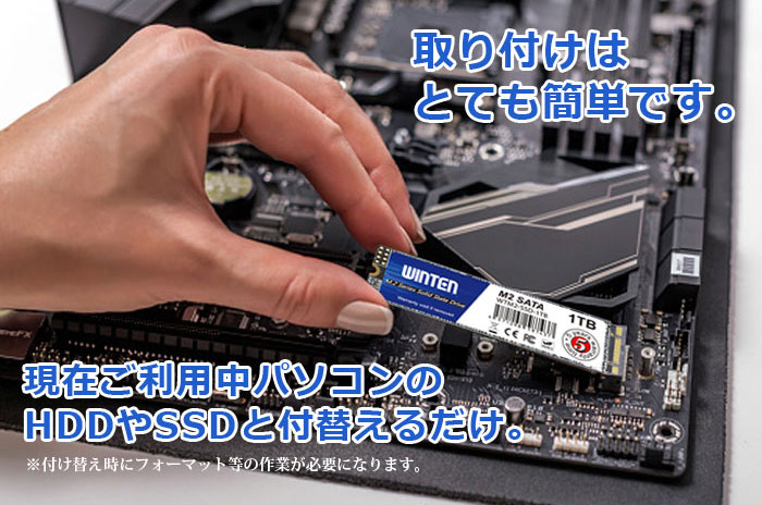 【楽天市場】【ポイント5倍】SSD M.2 1TB【5年保証 即日出荷 送料無料 ドライバー付】WTM2-SSD-1TB M.2 2280 SATA 3D NANDフラッシュ搭載 日本語 ...