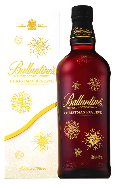 【楽天市場】【正規品 箱入】バランタイン クリスマスリザーブ 2025 リミテッド エディション ブレンデット スコッチ ウイスキー ...