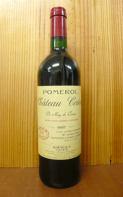 【楽天市場】シャトー セルタン ド メイ[1997]年 希少限定品 ポムロールChateau Certan de May de Certan [1997] AOC Pomerol (Mme ...