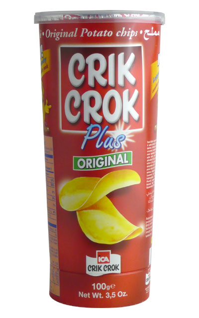 【楽天市場】CRIK CROK プラス オリジナル 100g イタリア産 ポテトチップス ICA FOODS社 日本未輸入品CRIK CROK ...