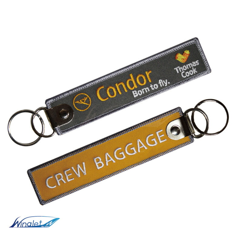 【楽天市場】KOOL KREW クールクルー キーチェーン コンドル航空 Thomas Cook CondorCREW BAGGAGEDE ...