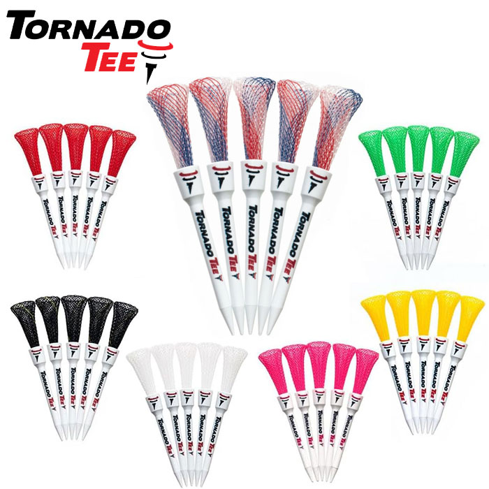 【楽天市場】トルネードティー TORNADO TEE 3.25インチ ／ 4.0インチ 5本入り US仕様 ドラコン：ウイニングゴルフ