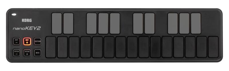 【楽天市場】KORG(コルグ) MIDIキーボード nanoKEY2 DTM/25鍵盤/コンパクト/コントローラー/USB/バスパワー ...