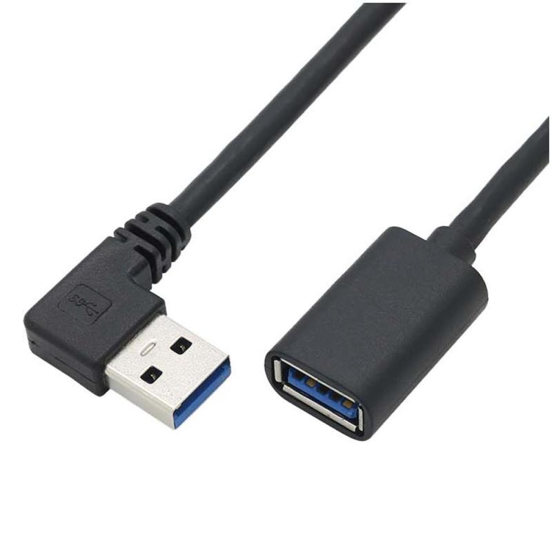 【楽天市場】ViViSunUSB 3.0 L型 左右90°方向変換ケーブル タイプAオス- タイプAメス 超高速 5Gbpsのデータ転送同期 ...