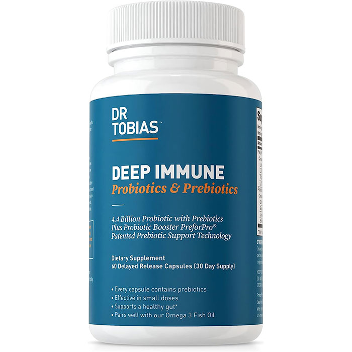 【楽天市場】プロバイオティクス 乳酸菌44億 60粒入り Dr. Tobias Deep Immune Probiotics ...
