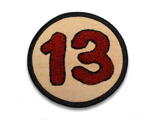 【楽天市場】【TOMMY GUN/トミーガン】「Hand Made Patch”13”/ハンドメイドパッチ”13”」 【DM便対応】【あす楽 ...