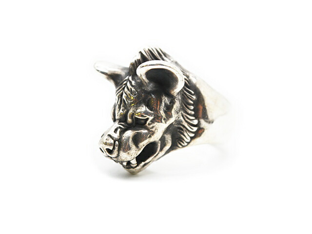 【楽天市場】【MAD CULT/マッドカルト】「Hyena Head Ring/ハイエナヘッドリング」(R-29)(Silver925 ...