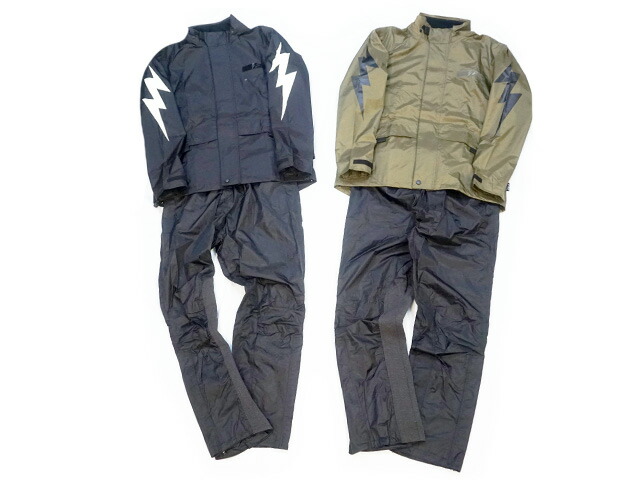 【楽天市場】全2色【Vin&Age/ヴィン&エイジ】「Lightning Rain Suit/ライトニングレインスーツ」(TFR-2202 ...