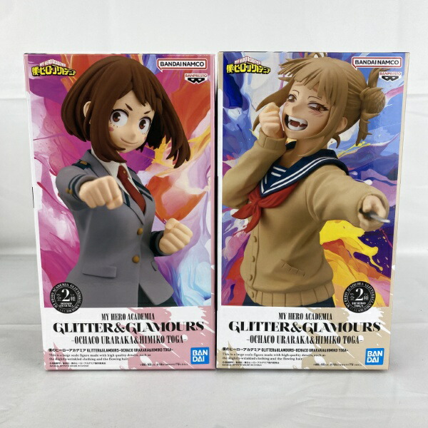 【楽天市場】【中古】【未開封】【セット】僕のヒーローアカデミア GLITTER＆GLAMOURS-OCHACO URARAKA＆HIMIKO TOGA- 2点＜フィギュア＞（代引き不可 ...