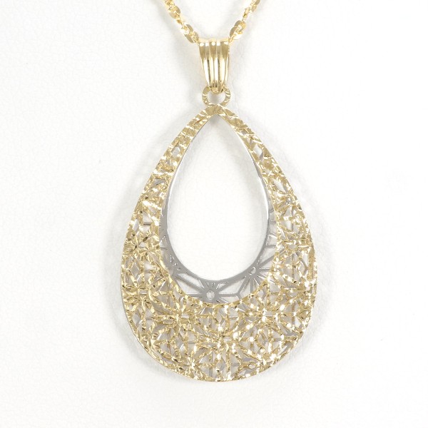 【楽天市場】K18 18金 YG イエローゴールドWG ネックレス 総重量約3.2g 約45cm ジュエリー 中古 送料無料 新品同様 【中古 ...