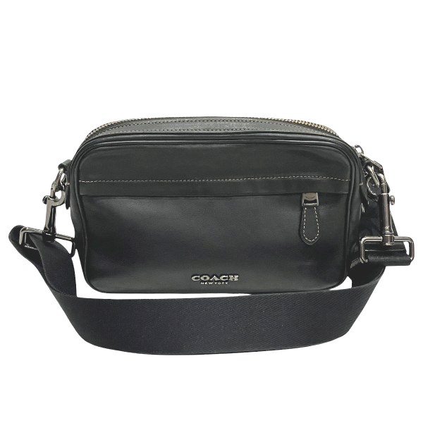 【楽天市場】コーチ COACH F39946 レザー グラハムクロスボディ バッグ ショルダーバッグ メンズ 送料無料 【中古】：ワンダー ...