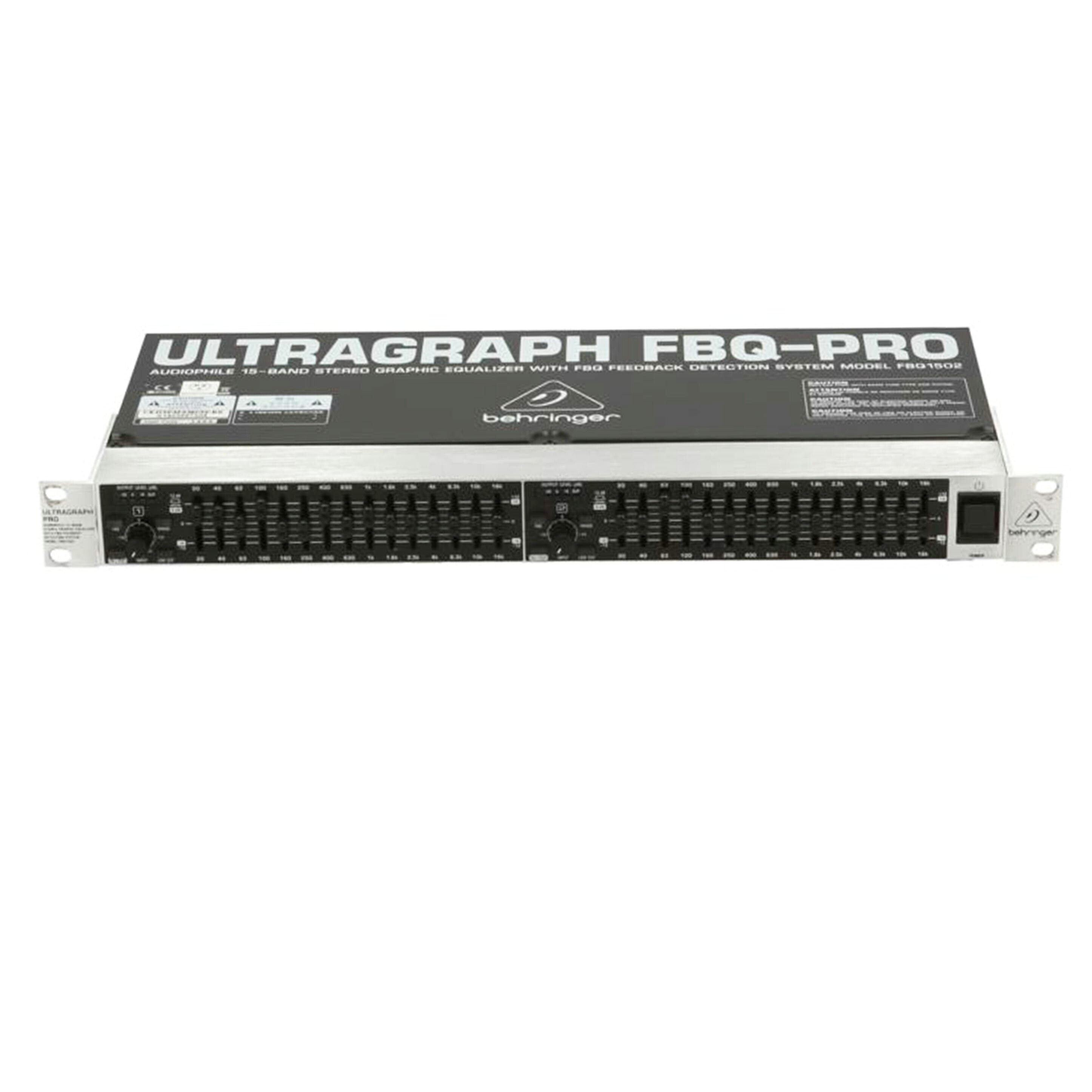 【楽天市場】BEHRINGER ベリンガー/グラフィックイコライザー/ULTRAGRAPH PRO/FBQ1502/S1403557205/B ...
