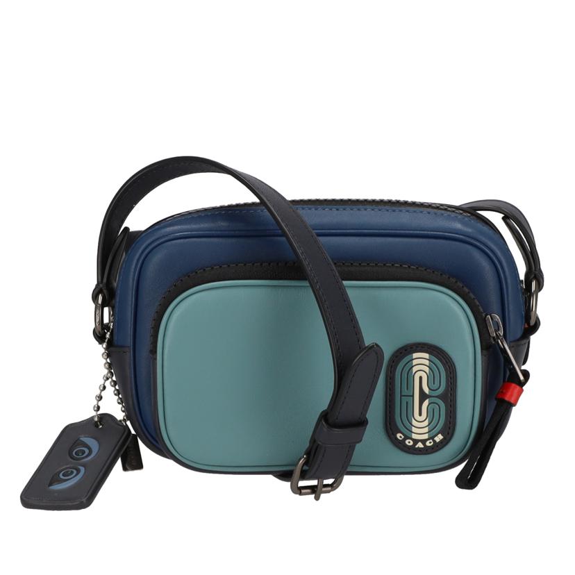 【楽天市場】COACH コーチ/カラーブロックレザーパッチウィズストライプミニクロスボディバッグ/C4296/C21**/Aランク/85【中古 ...