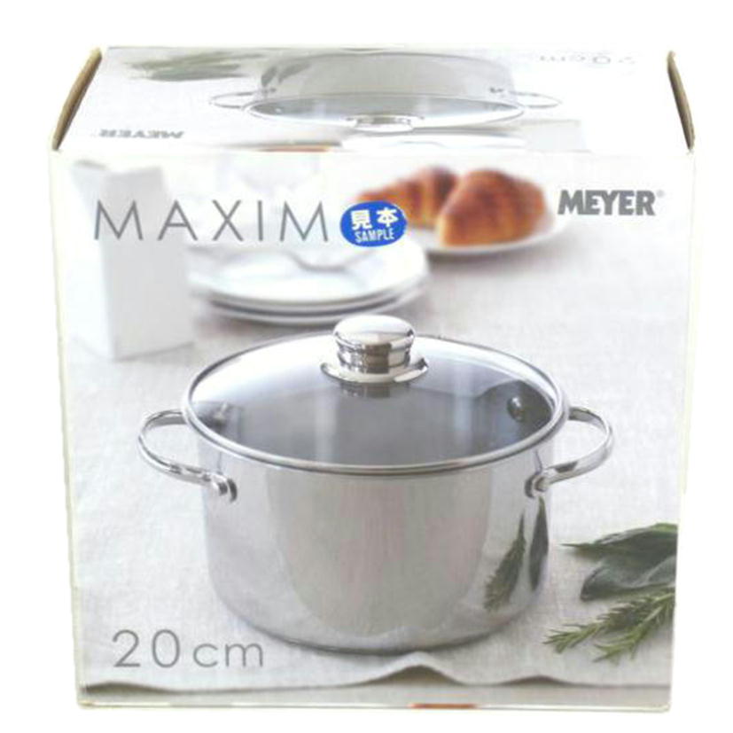 【楽天市場】MEYER マイヤー/マキシムSS両手鍋20cm/MXS-W20/Sランク/64【中古】：ワンダーレックス 楽天市場店
