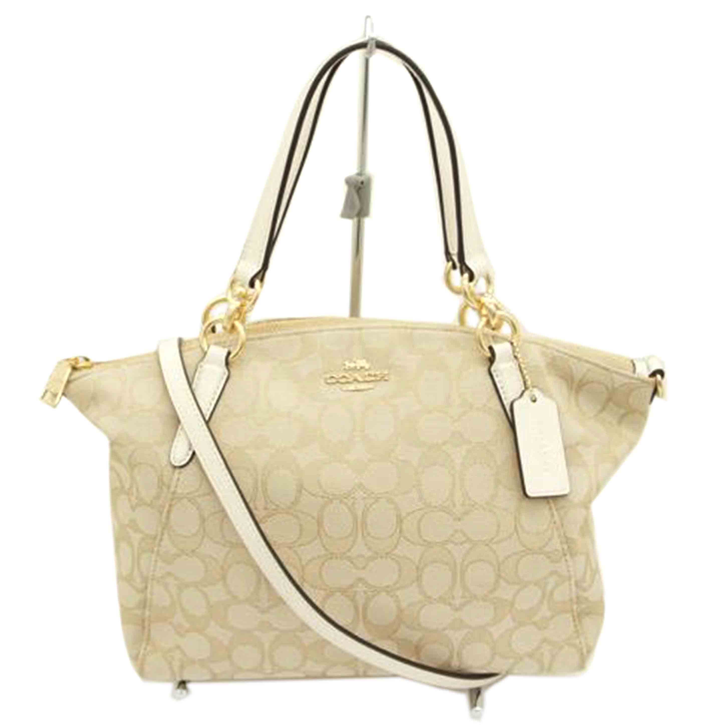 【楽天市場】COACH コーチ/シグネチャー スモールケルシー 2Wayショルダーバッグ/ライトカーキ×チョーク/F27582/E19**/A ...