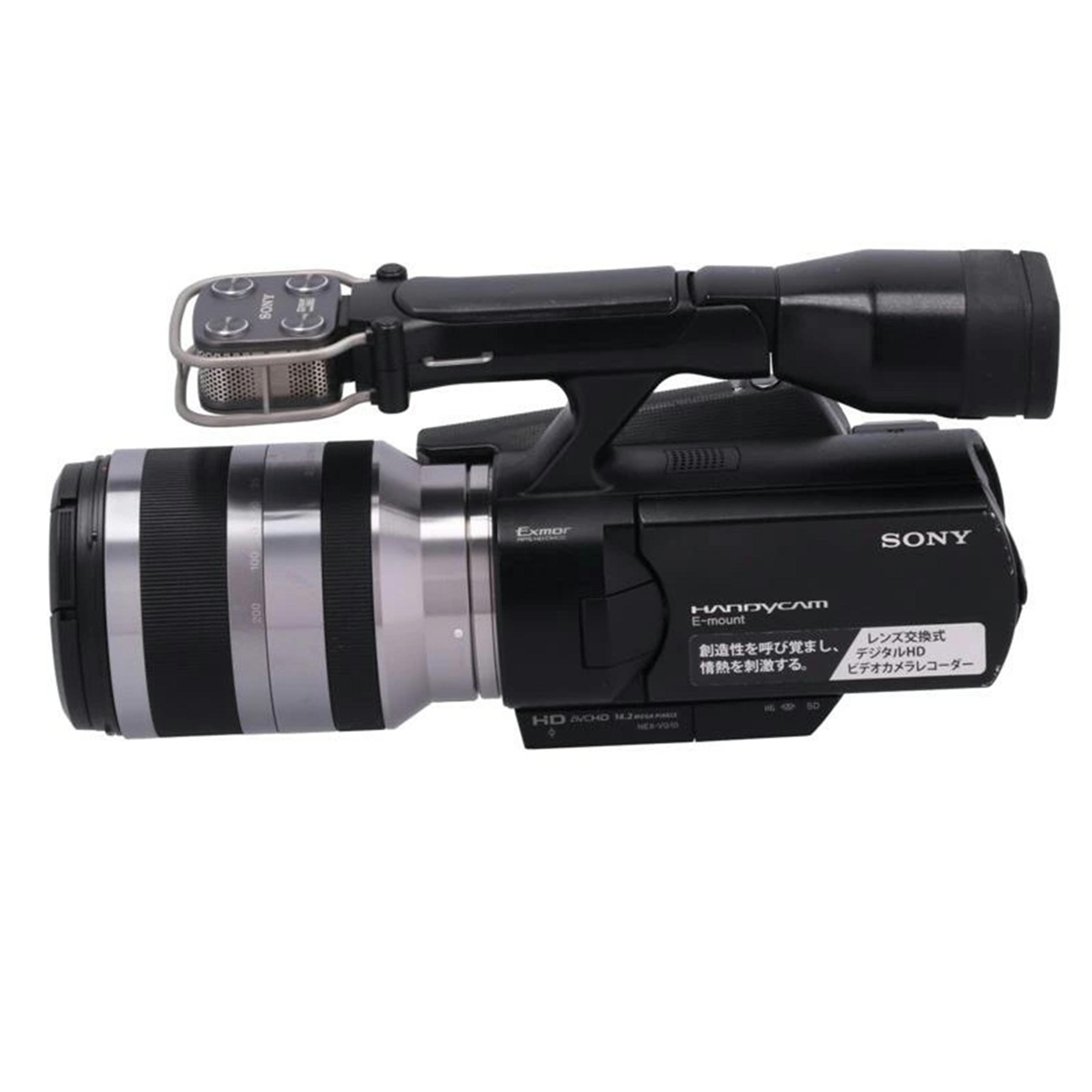 【楽天市場】SONY ソニー/レンズ交換式ビデオカメラ/Handycam/NEX-VG10/S0100124788/Bランク/01【中古 ...