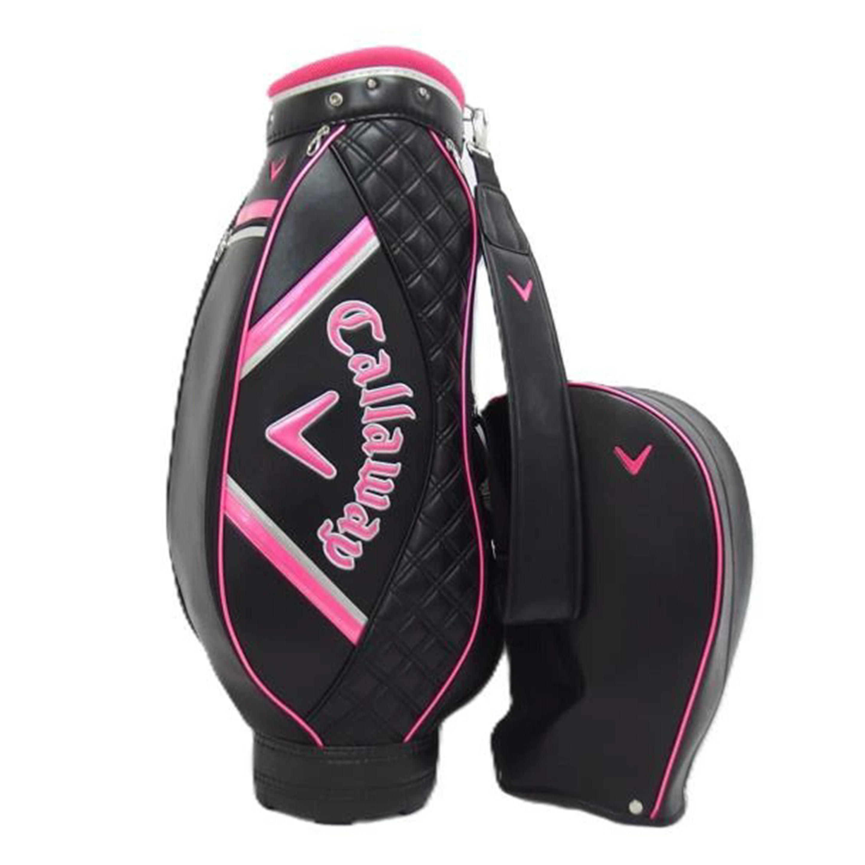 【楽天市場】Callway キャロウェイ/キャディバッグ/ブラックXピンク/T211501/ABランク/04【中古】：ワンダーレックス 楽天市場店